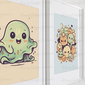 Kawaii Halloween Cute Pastel Candy Clip Art Bundle Happy Halloween ...