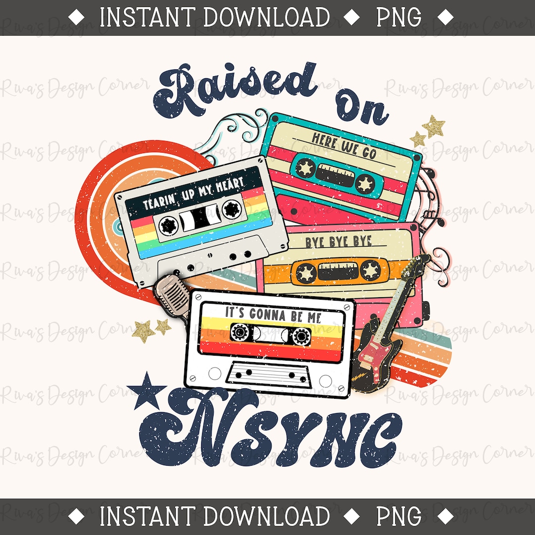 NSYNC, 90's Music, Timberlake Music Png, Cassette Tapes Png, NYSYC ...