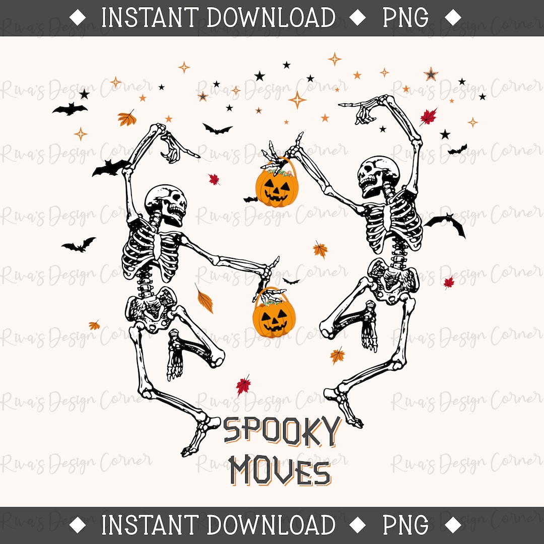 Dancing Skeleton Png,halloween Png,halloween Sublimation Design ...