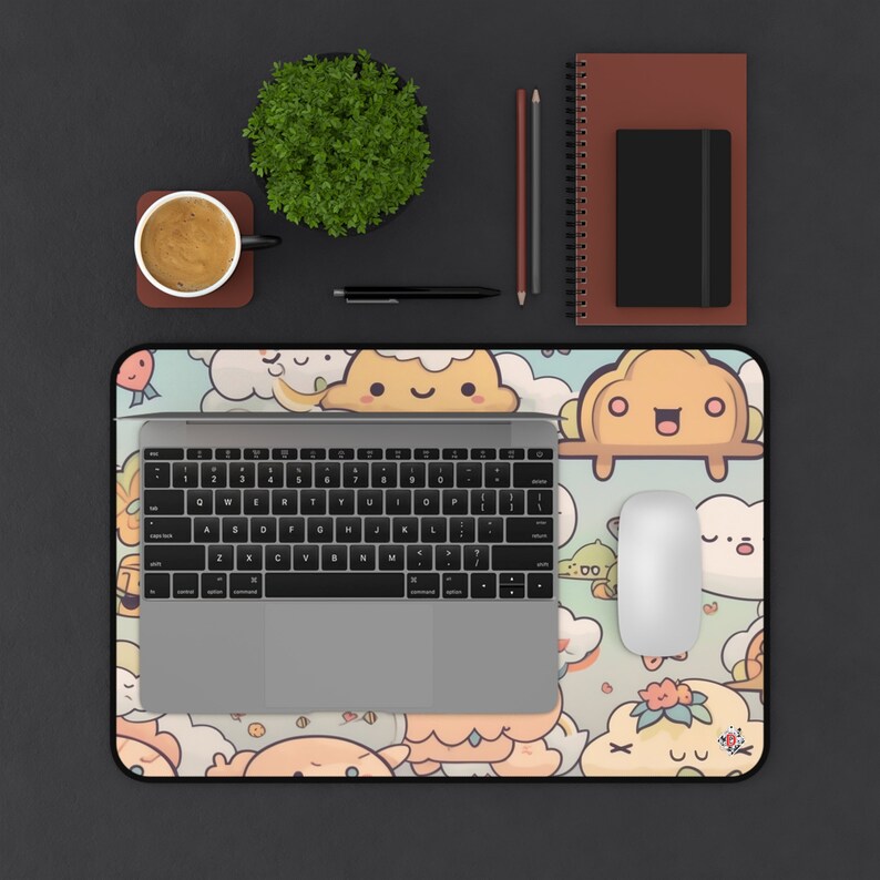 Kawaii Characters Desk Mat, Gaming Mouse Pad, XL Mouse Pad, Playful ...