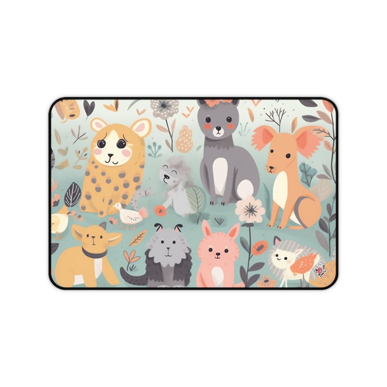 Adorable Animal Desk Mat, Add Cuteness and Charm to Your Workspace - Etsy