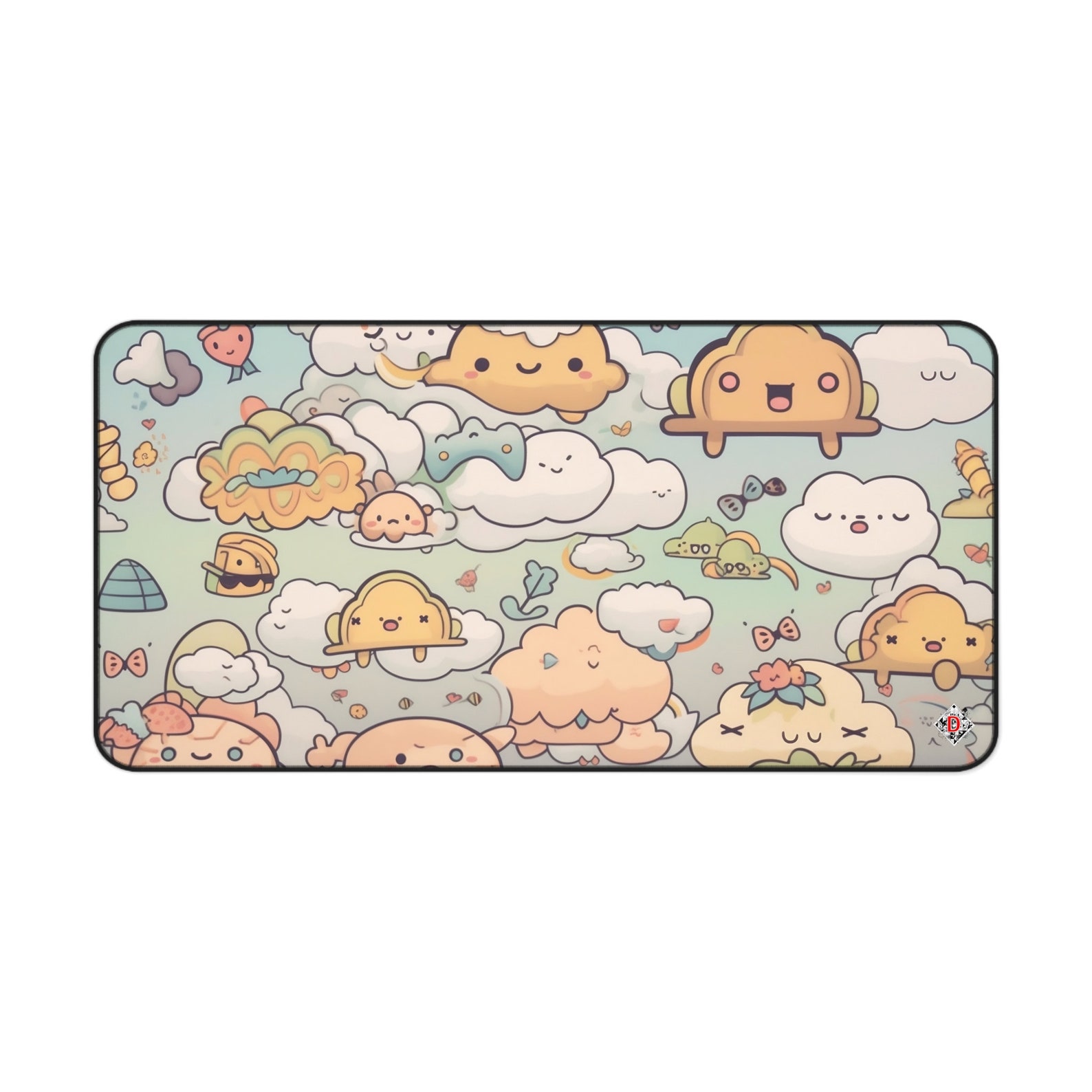 Kawaii Characters Desk Mat, Gaming Mouse Pad, XL Mouse Pad, Playful ...