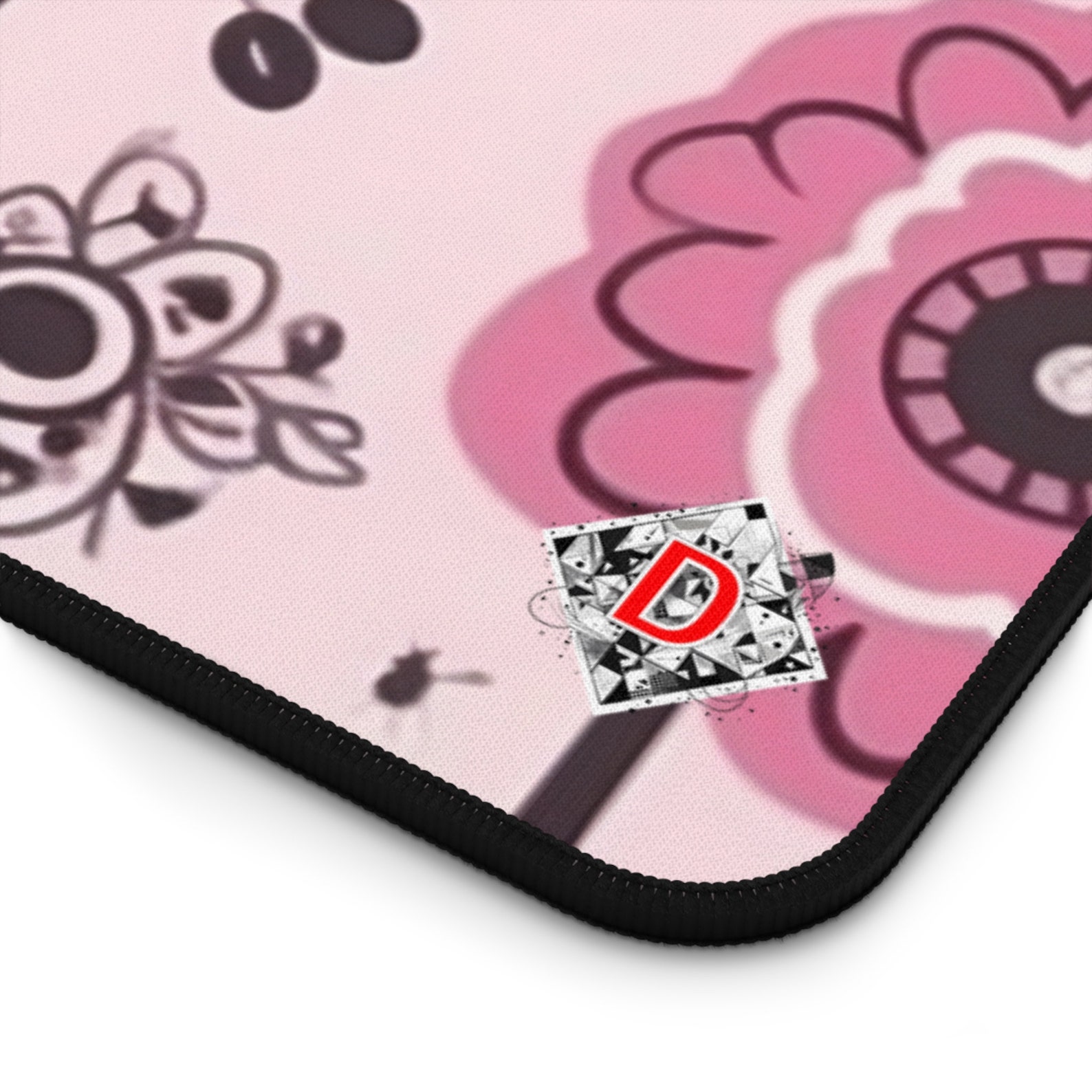 Pink Floral Desk Mat, Cottagecore Mousepad, Extra Large - Etsy