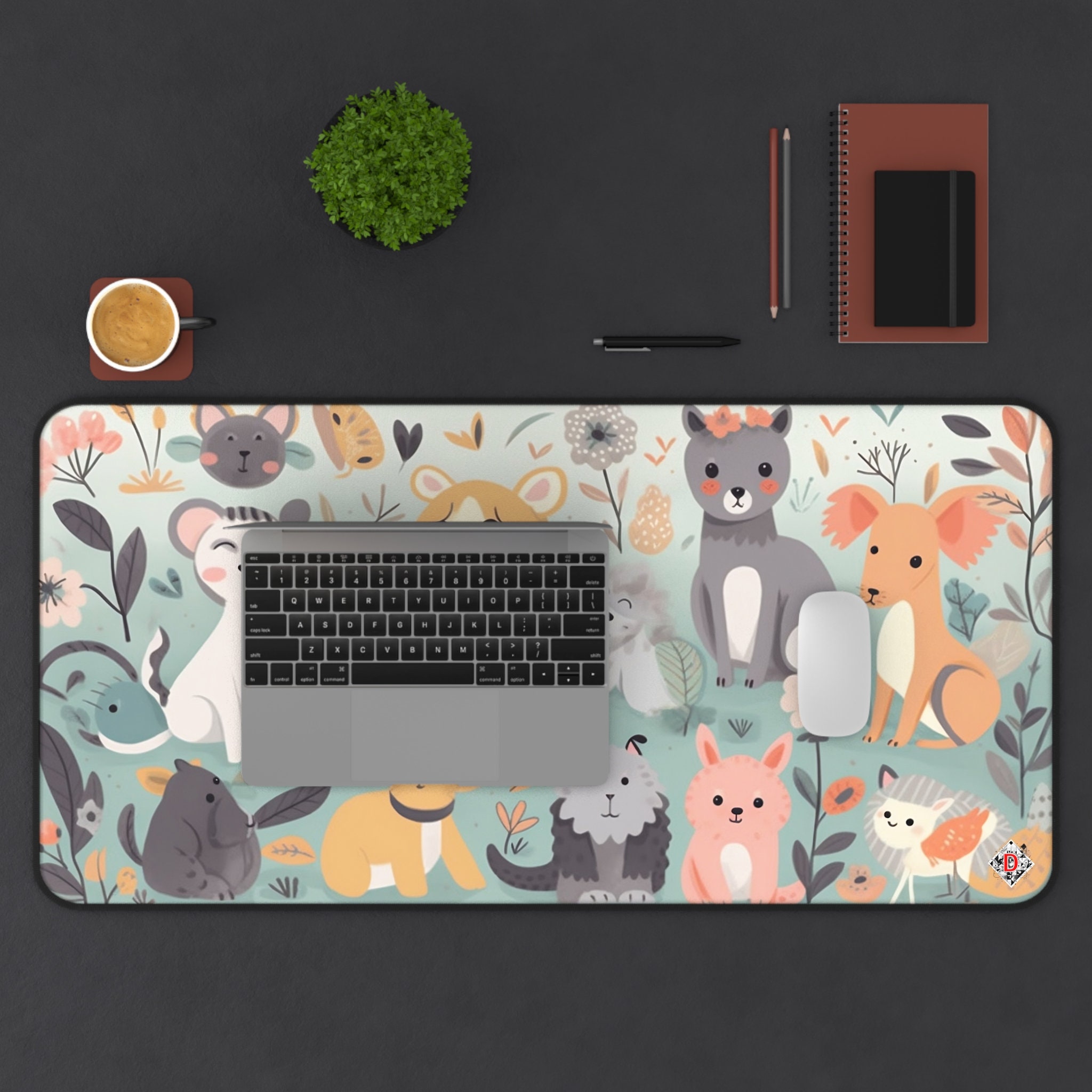 Adorable Animal Desk Mat, Add Cuteness and Charm to Your Workspace - Etsy