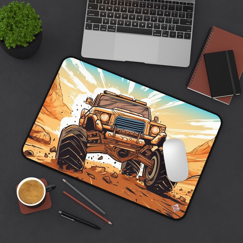Hot Wheels Monster Truck Desk Mat, Extra Large Gaming Mousepad ...