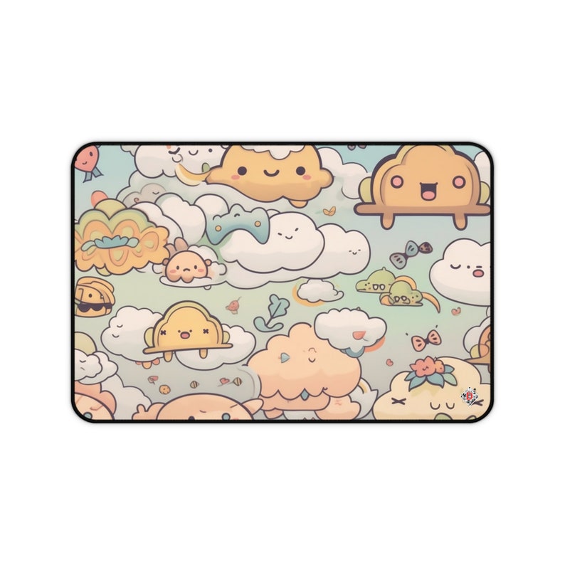 Kawaii Characters Desk Mat, Gaming Mouse Pad, XL Mouse Pad, Playful ...
