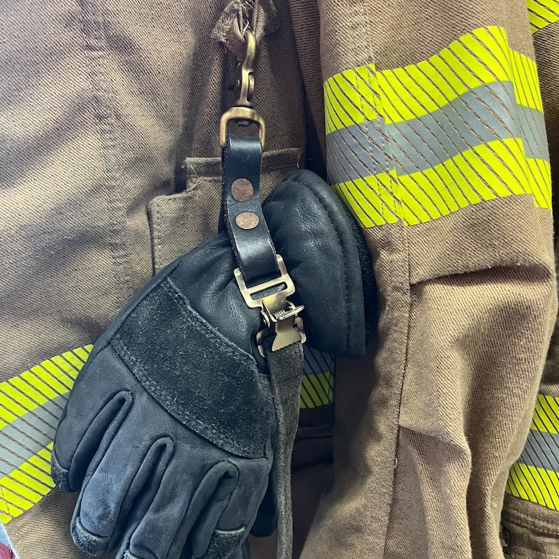 Leather Gloves Mens Strap - Etsy