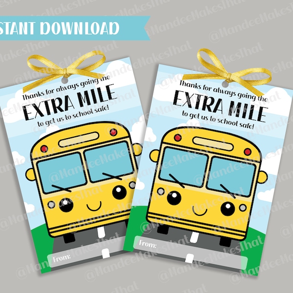 Bus Driver Thank You - Etsy