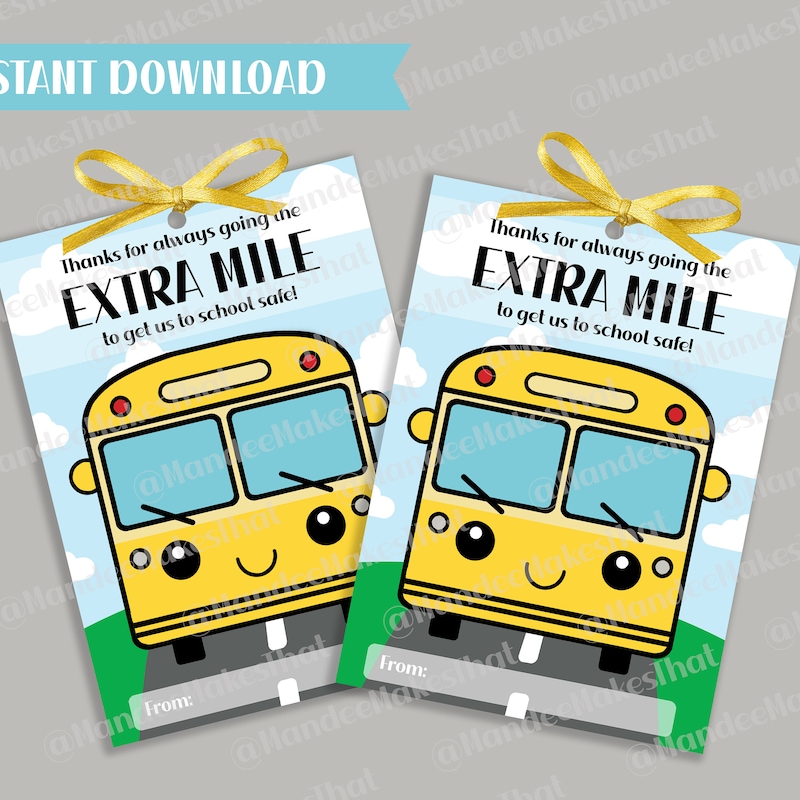 Bus Driver Thank You - Etsy