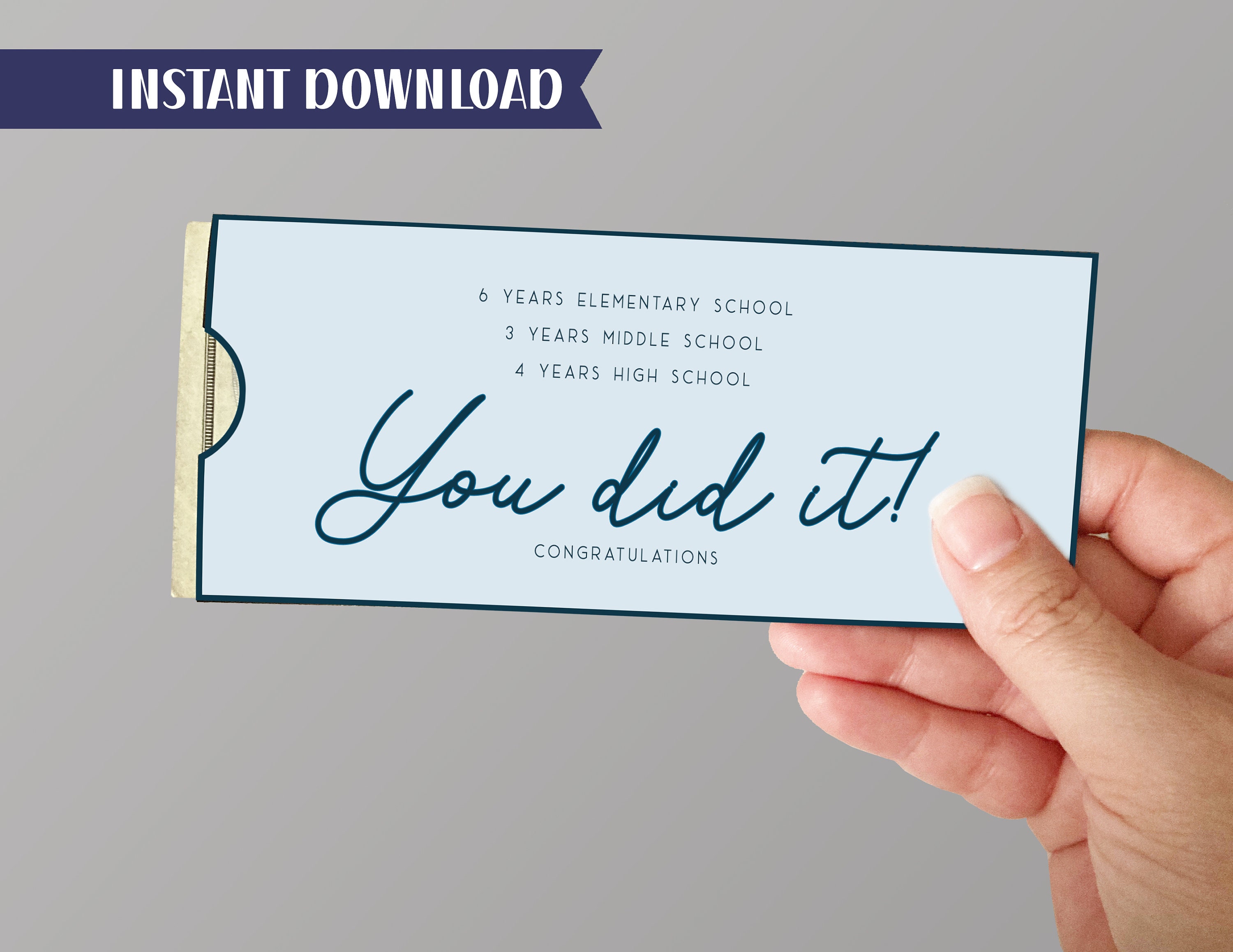 Graduation Money Envelope | Graduation Printable Card | Printable ...