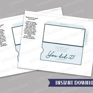 Graduation Money Envelope | Graduation Printable Card | Printable ...