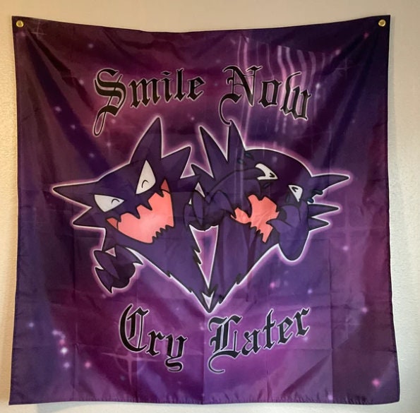 Ghost Monster Cholo Chicano Anime Tapestry Flag Indoor/outdoor - Etsy