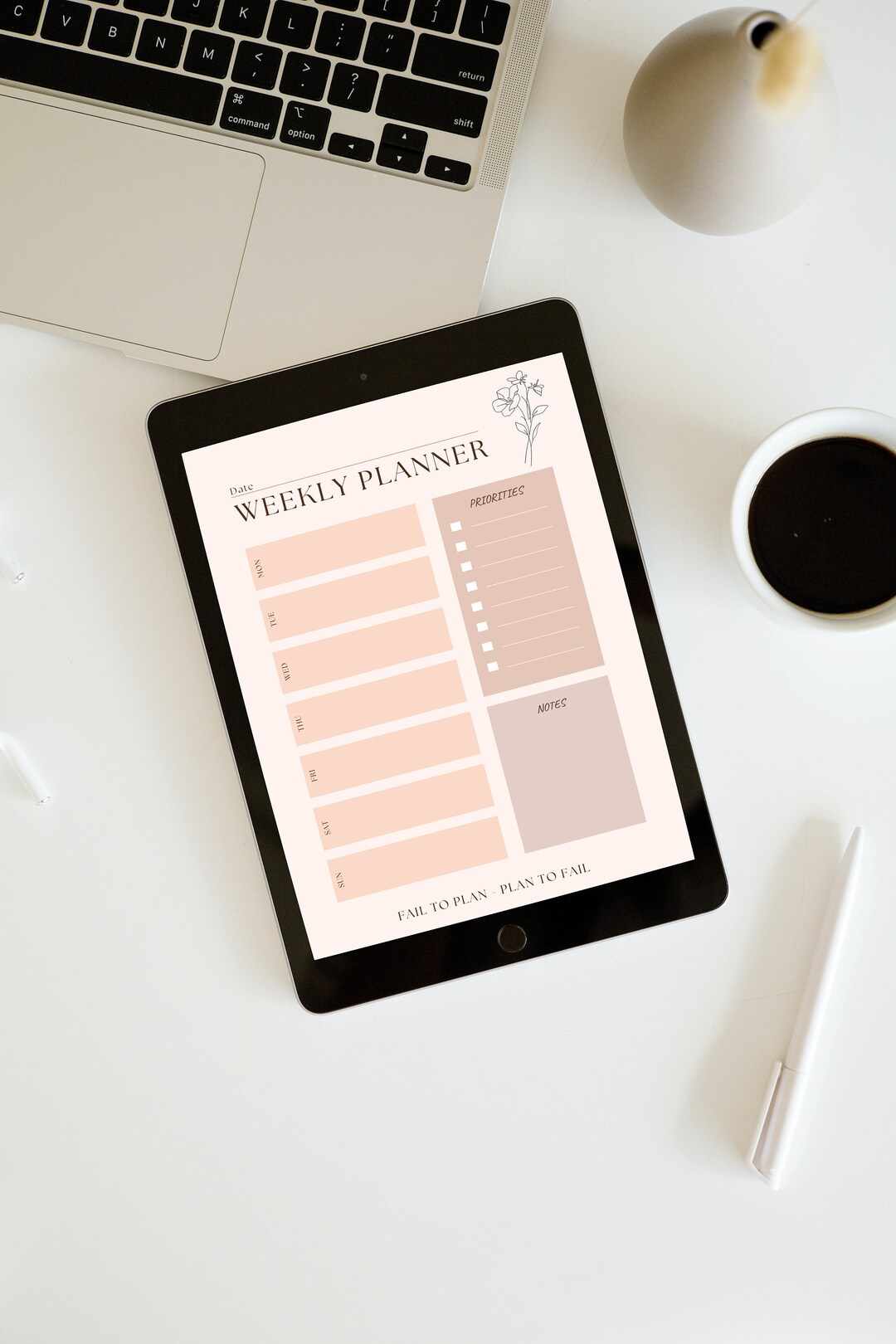 Digital Weekly Planner, Printable, Instant Download, Maximize ...