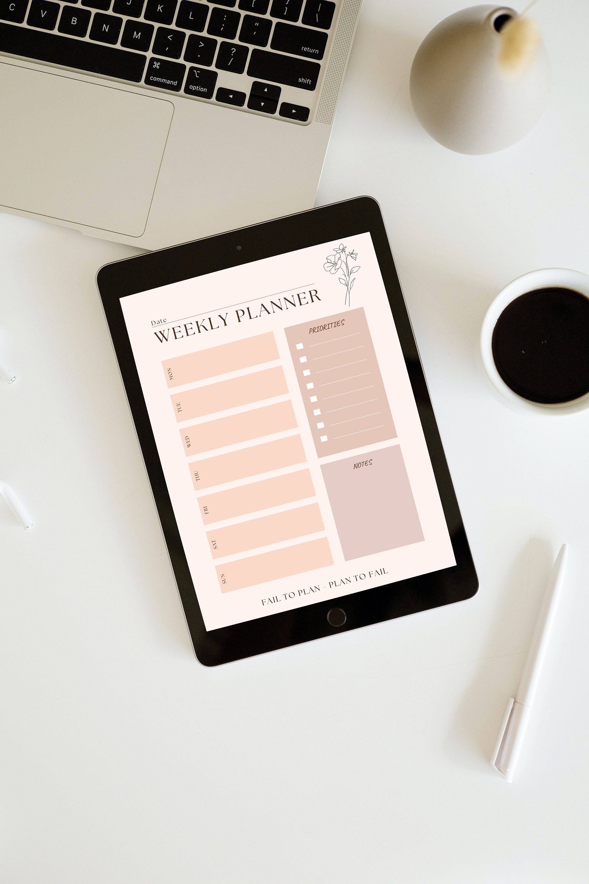 Digital Weekly Planner, Printable, Instant Download, Maximize ...