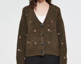 Cozy Goblincore Sweater - Etsy