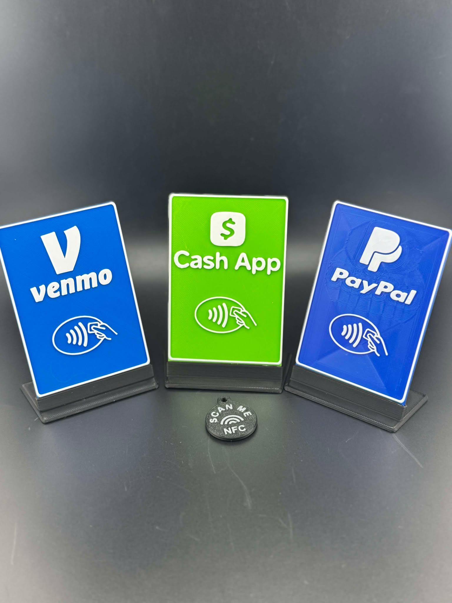 Tap-to-pay NFC Payment Tabletop Cards - Etsy