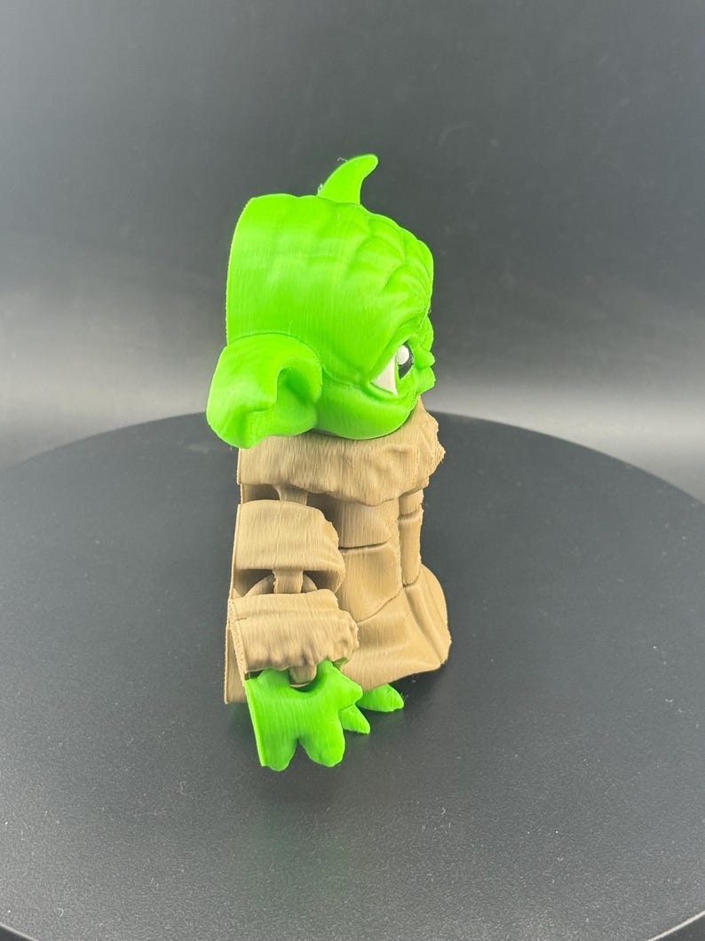 3D Printed Baby Yoda Replica - Etsy