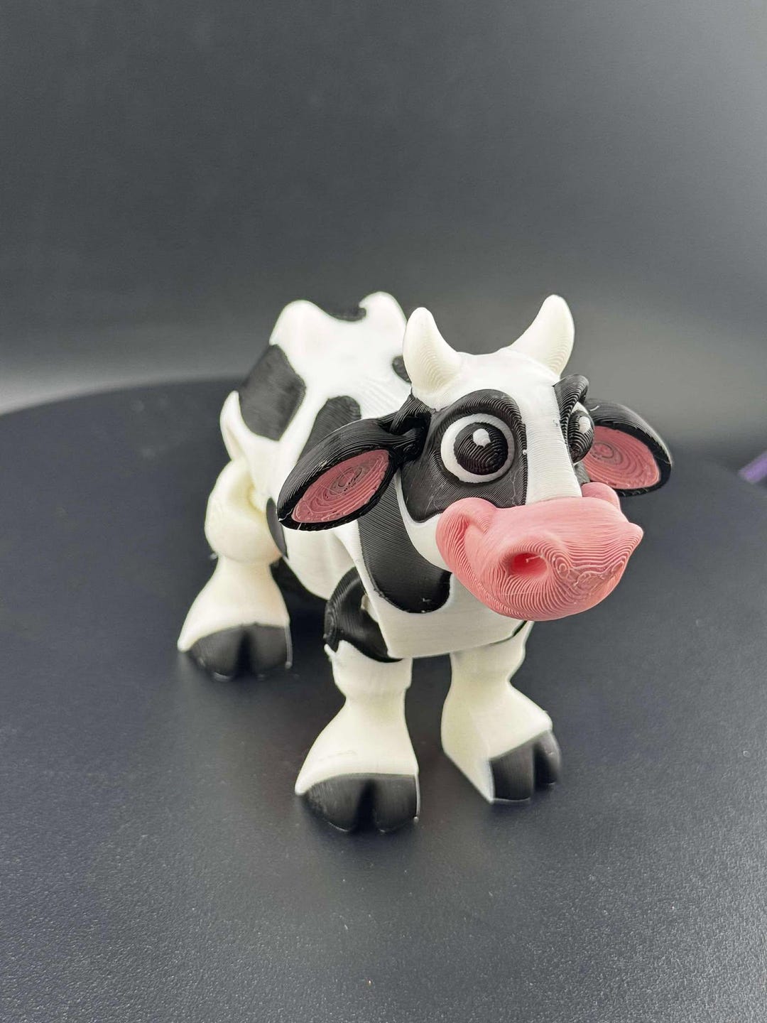 3D Printed Cow - Etsy