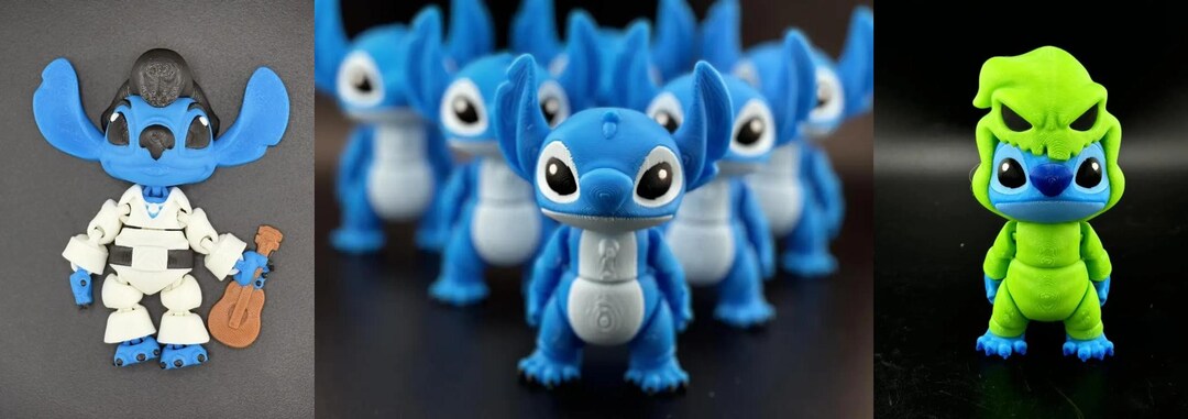 Blue Alien Figurine – 3D Printed Desk Buddy - Etsy