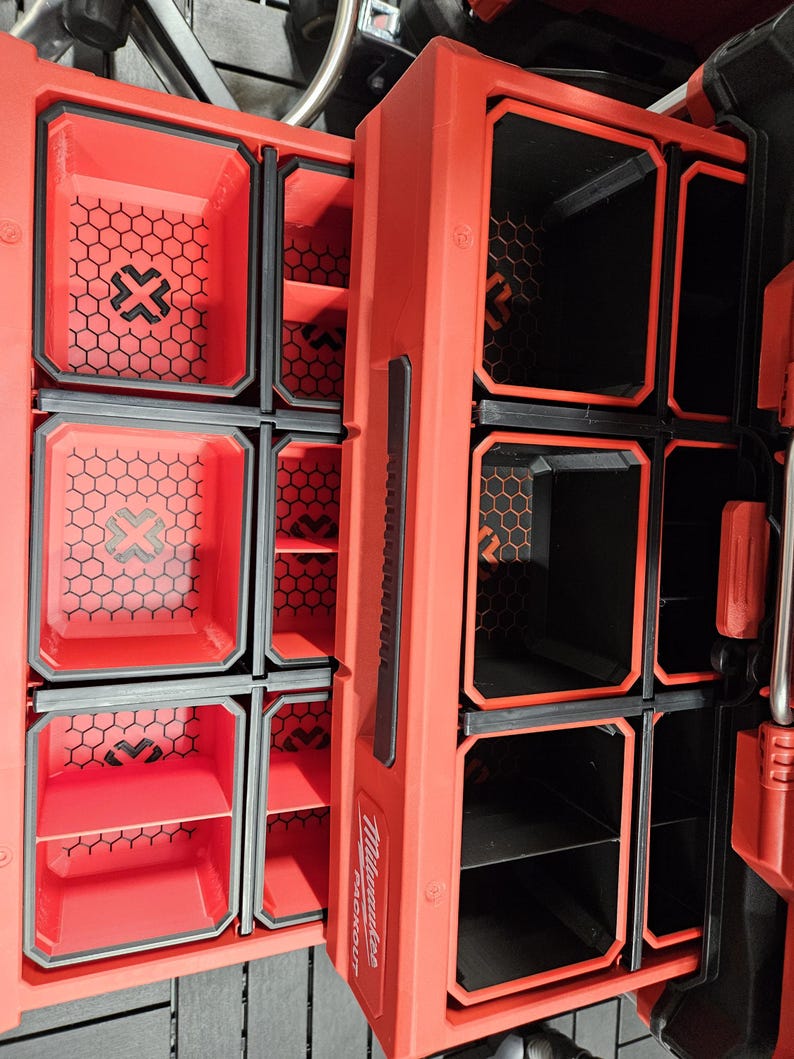 Milwaukee Packout - 3 Drawer Organizer - Bins - Etsy