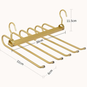 Pants Organizer for Closet, Multi-functional Pants Rack for Slacks ...