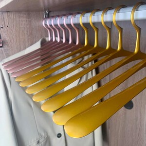 Elegant Swan Neck Shape Aluminum Alloy Clothes Hanger With With Small ...