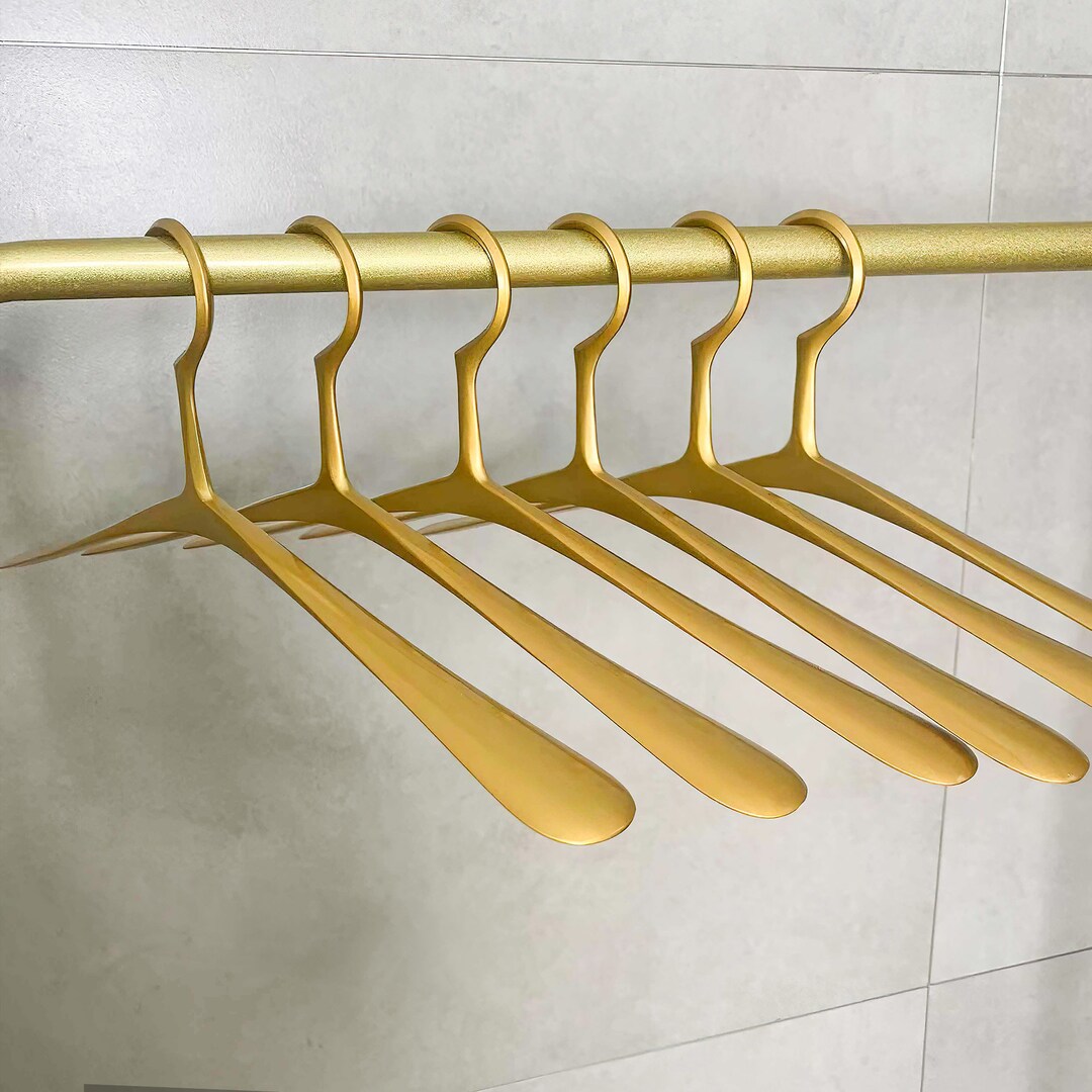 Elegant Swan Neck Shape Aluminum Alloy Clothes Hanger With With Small ...