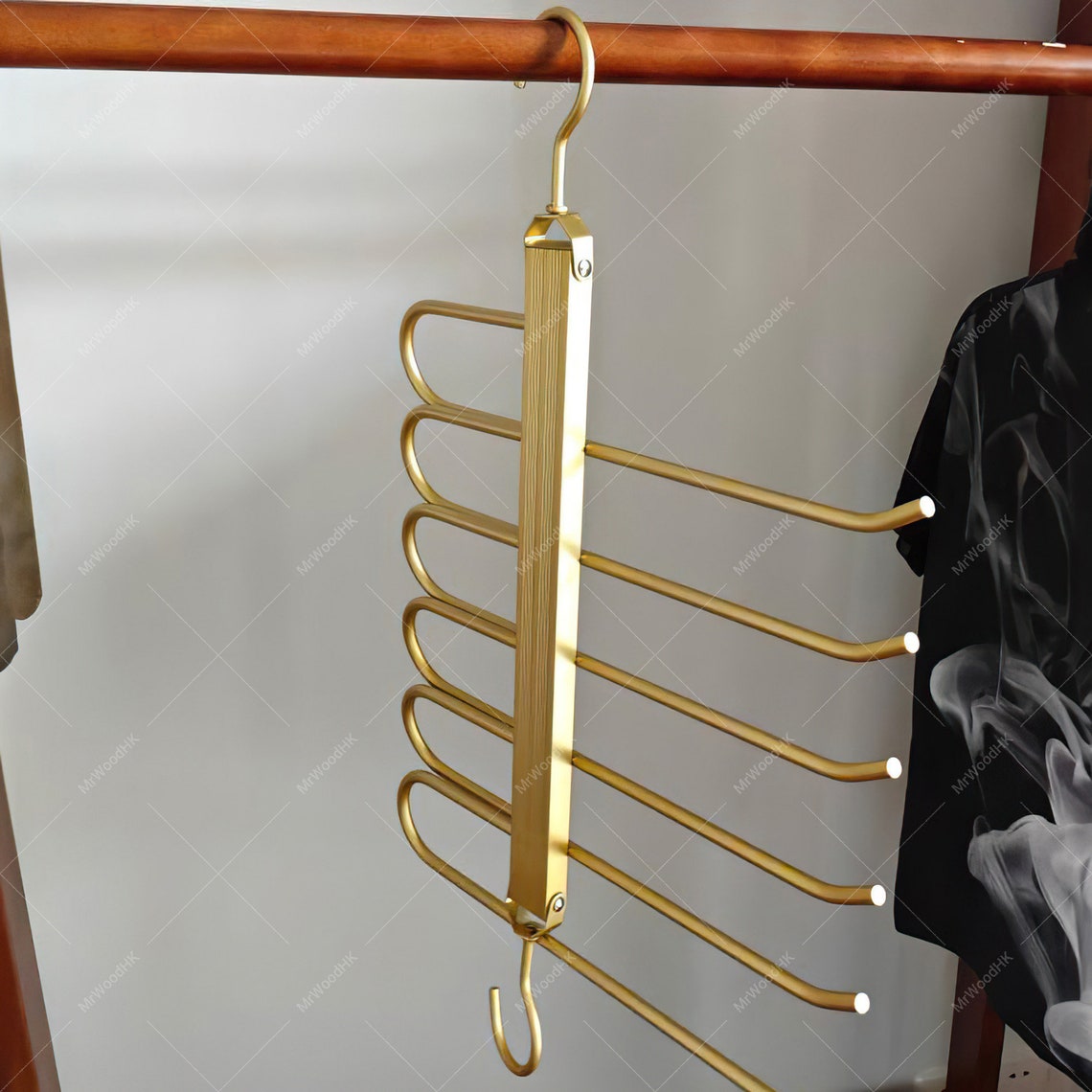 Pants Organizer for Closet, Multi-functional Pants Rack for Slacks ...
