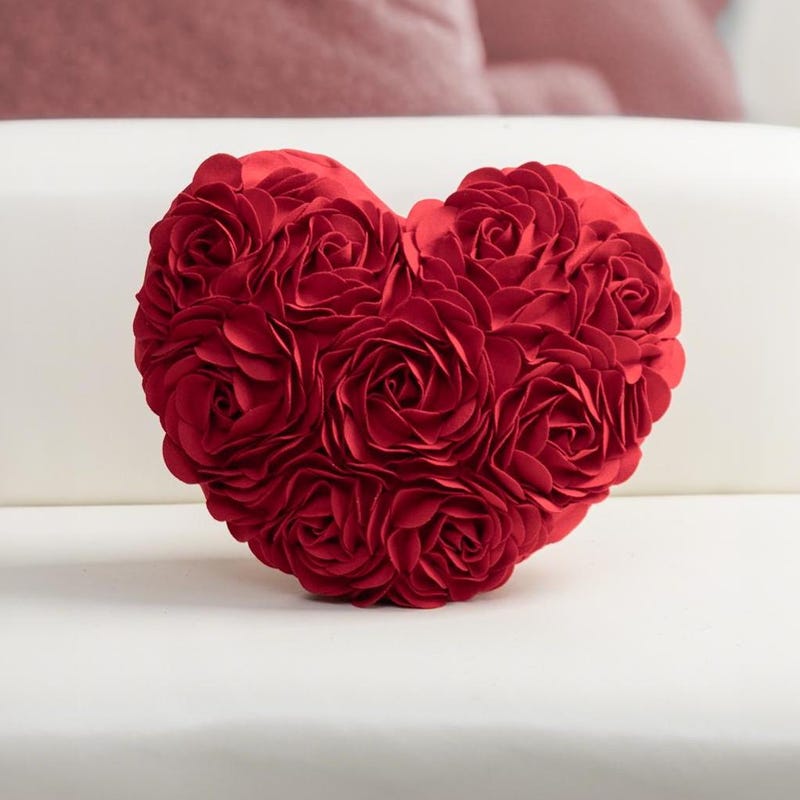 Flower Quilted Throw Pillow - Etsy