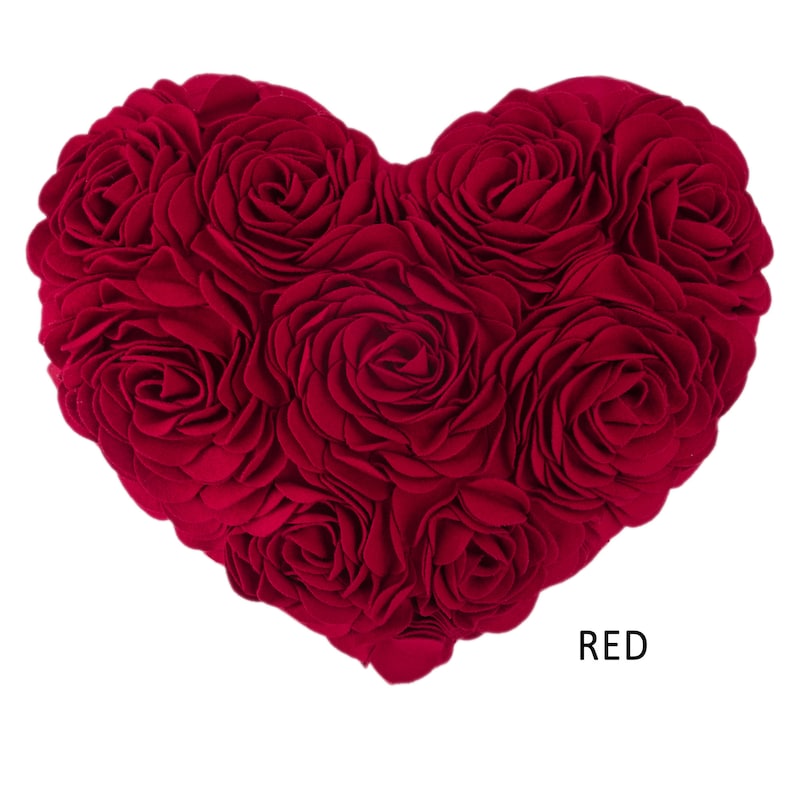 Blue Heart Shaped Pillows - Etsy