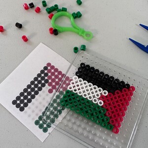 Palestine Perler Bead Keychain Craft Kit - Etsy