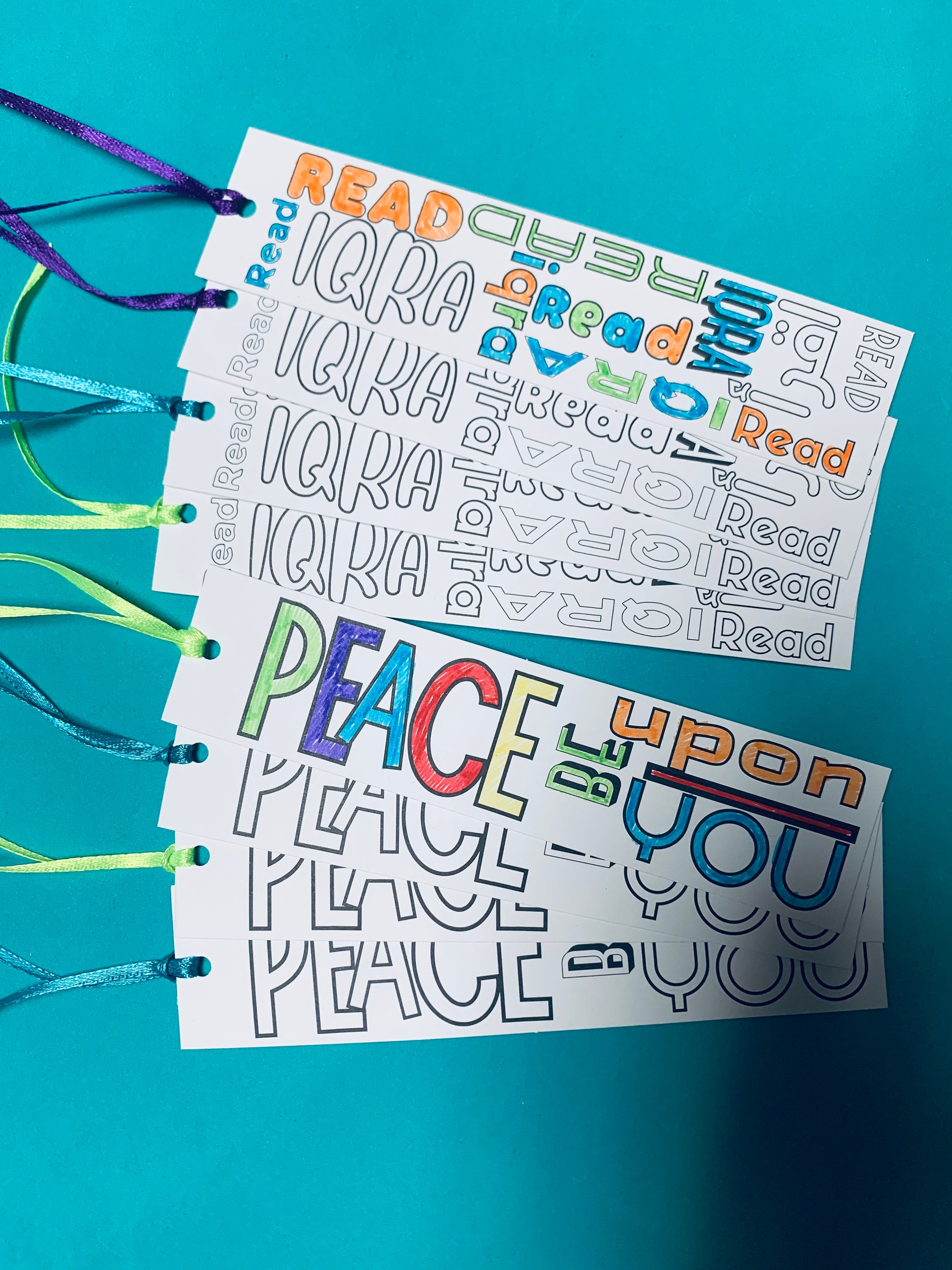 Favor Pack: 12pc Color Your Own Book Marks - Etsy