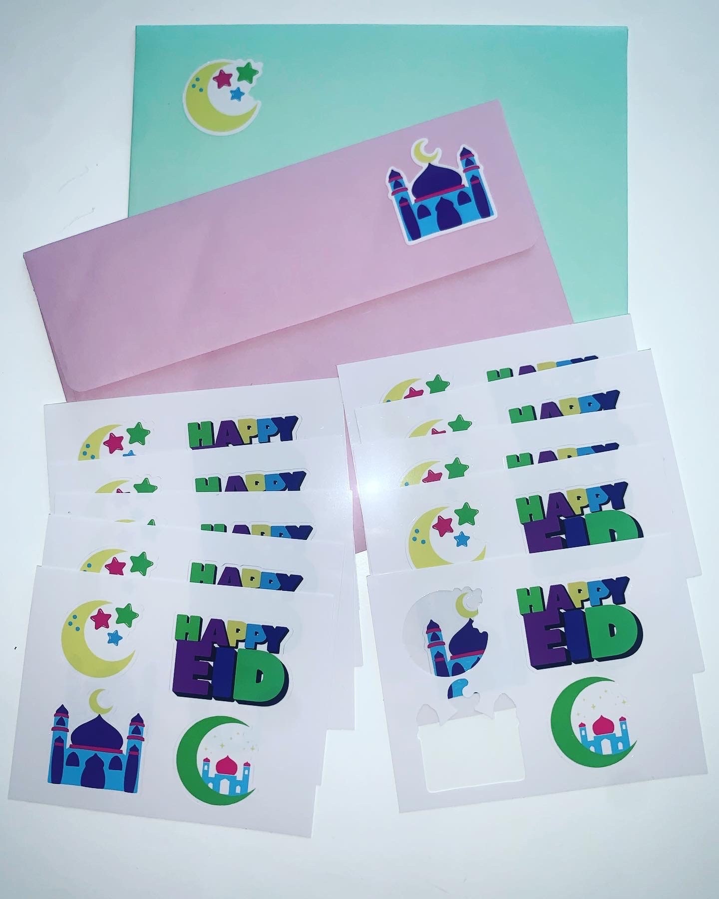 Eid Mini Sticker Sheets (10 Pieces) - Etsy