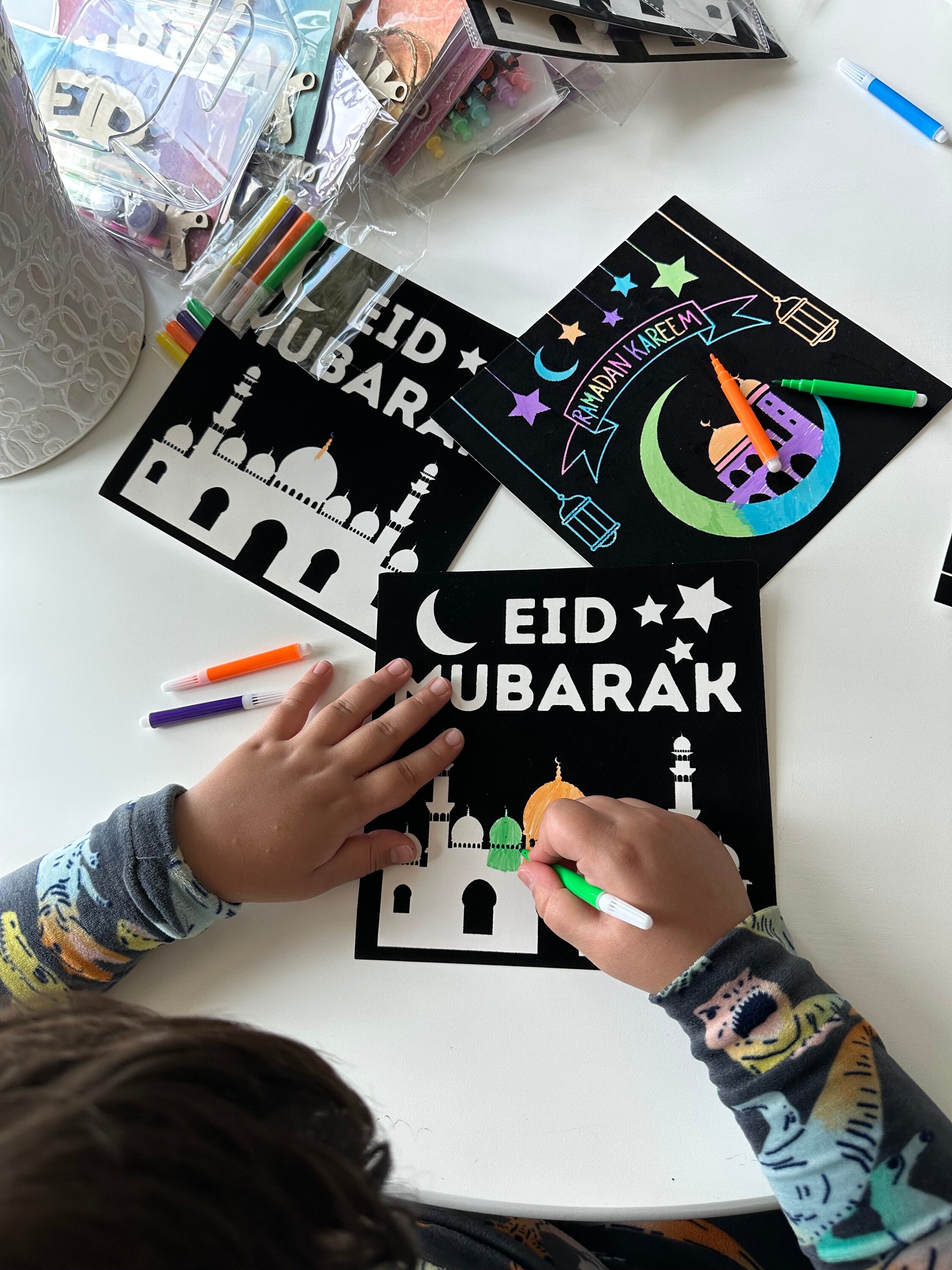 Ramadan or Eid Velvet Art Craft - Etsy
