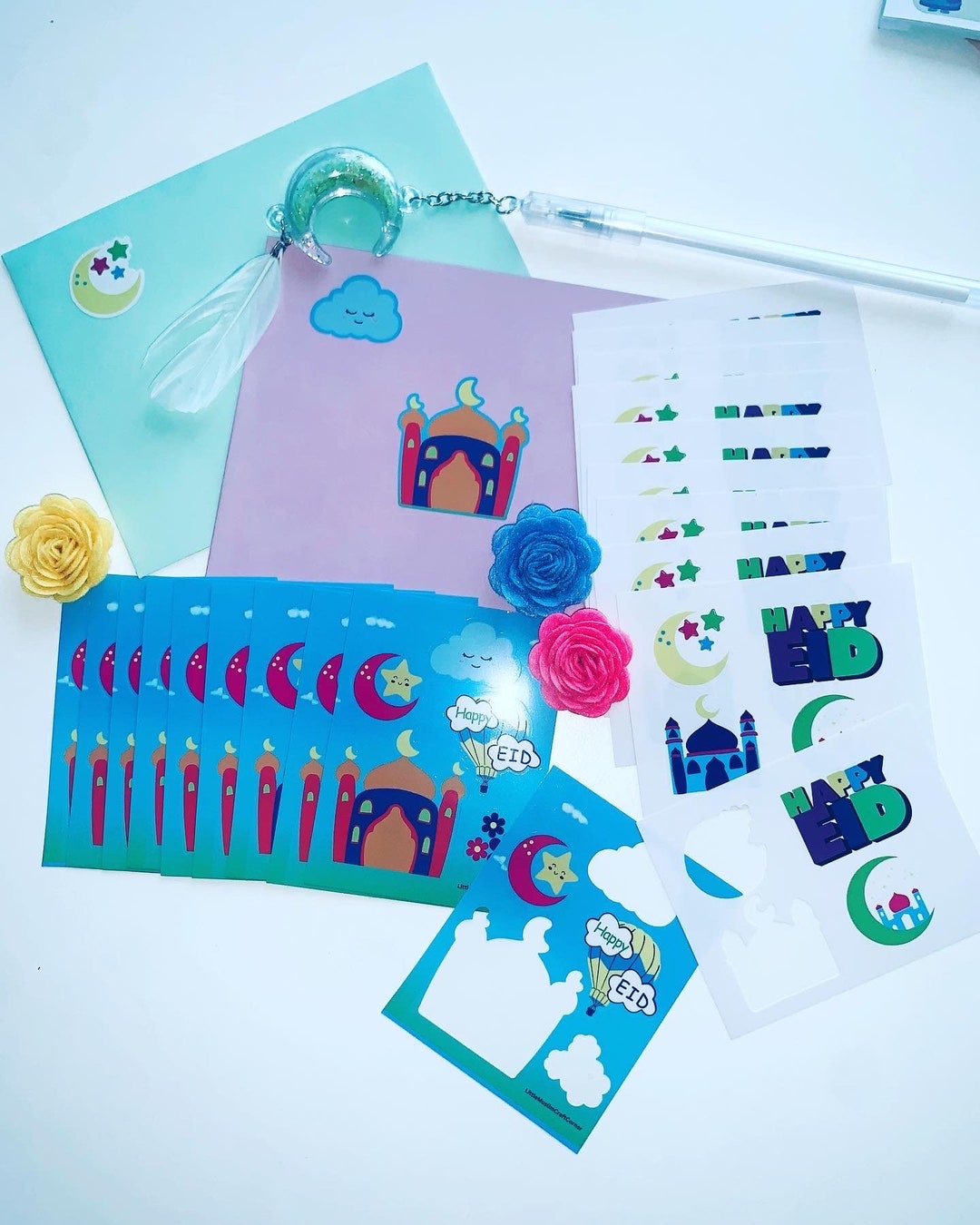 Eid Mini Sticker Sheets (10 Pieces) - Etsy