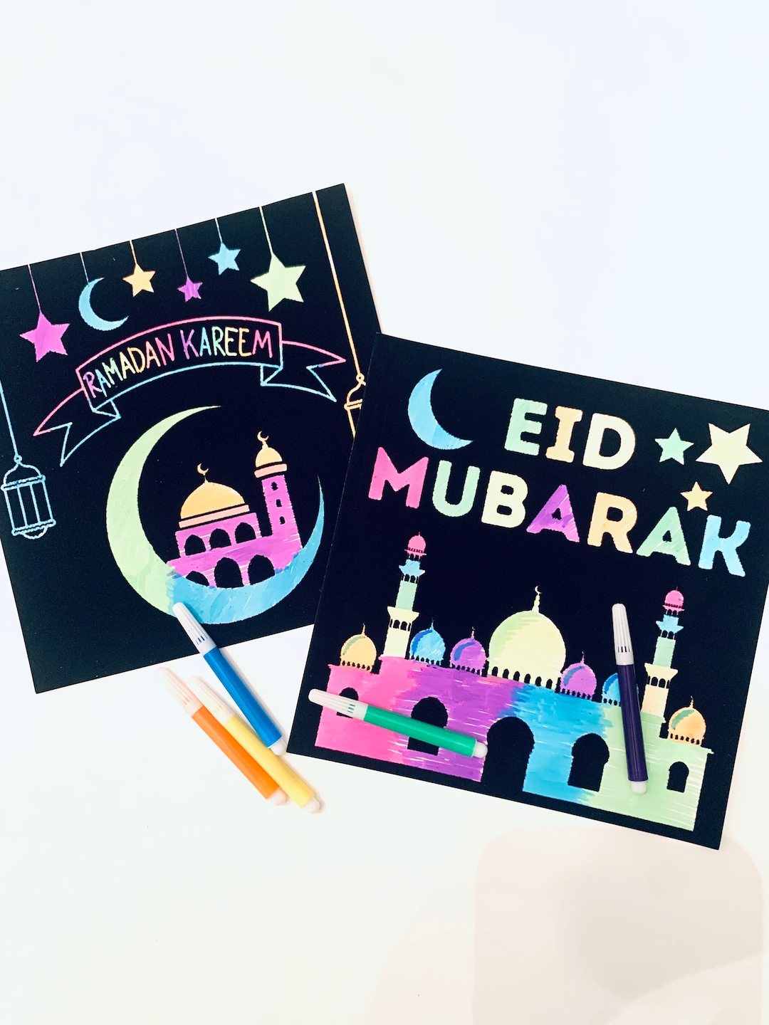 Ramadan or Eid Velvet Art Craft - Etsy