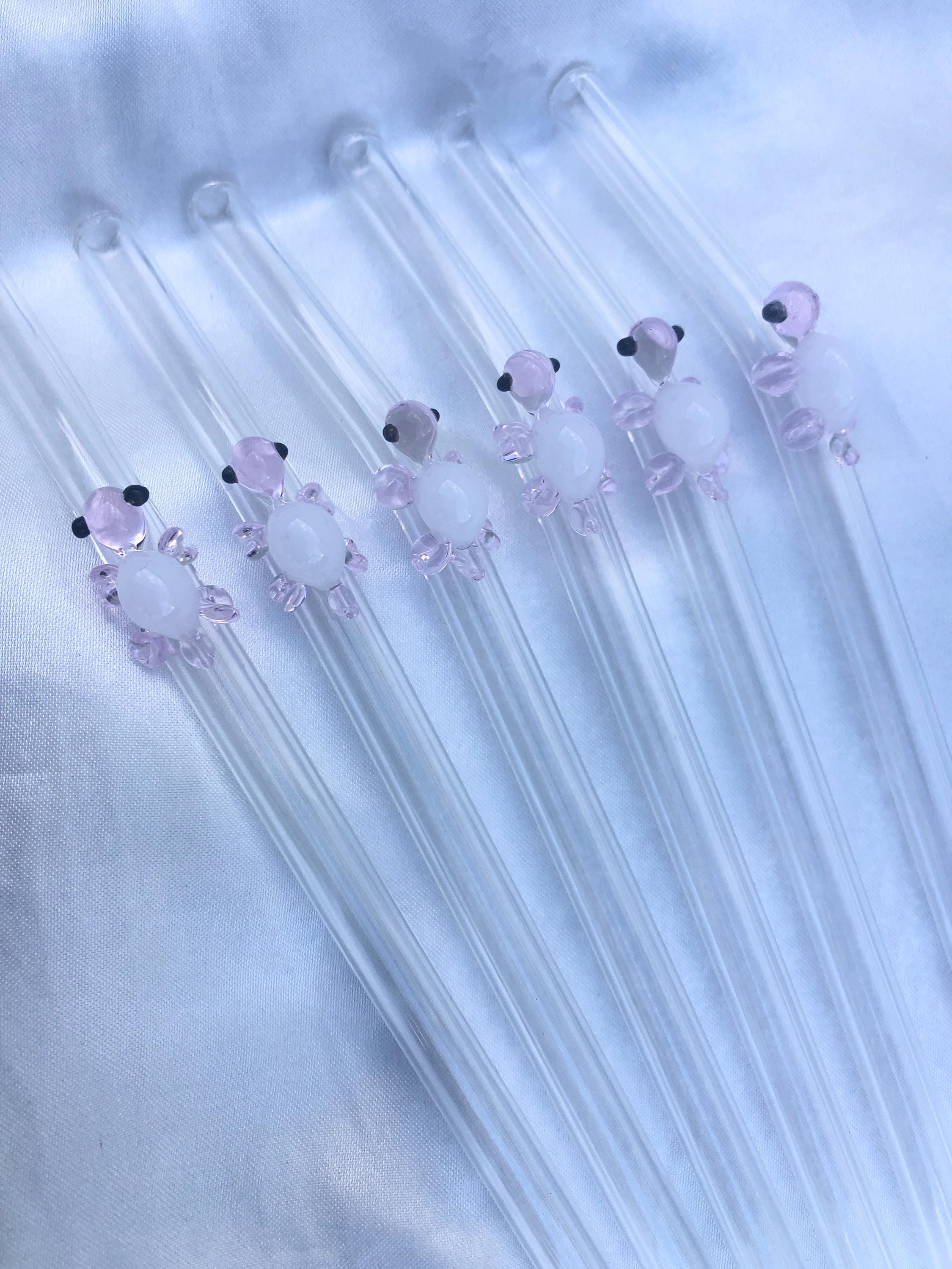 Glass Turtle Straw – Reusable, Eco-friendly, Bpa-free, Non-toxic & Heat ...