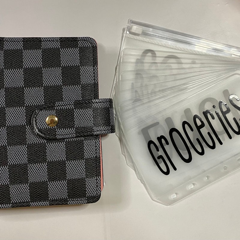 Checkered Money Binder - Etsy