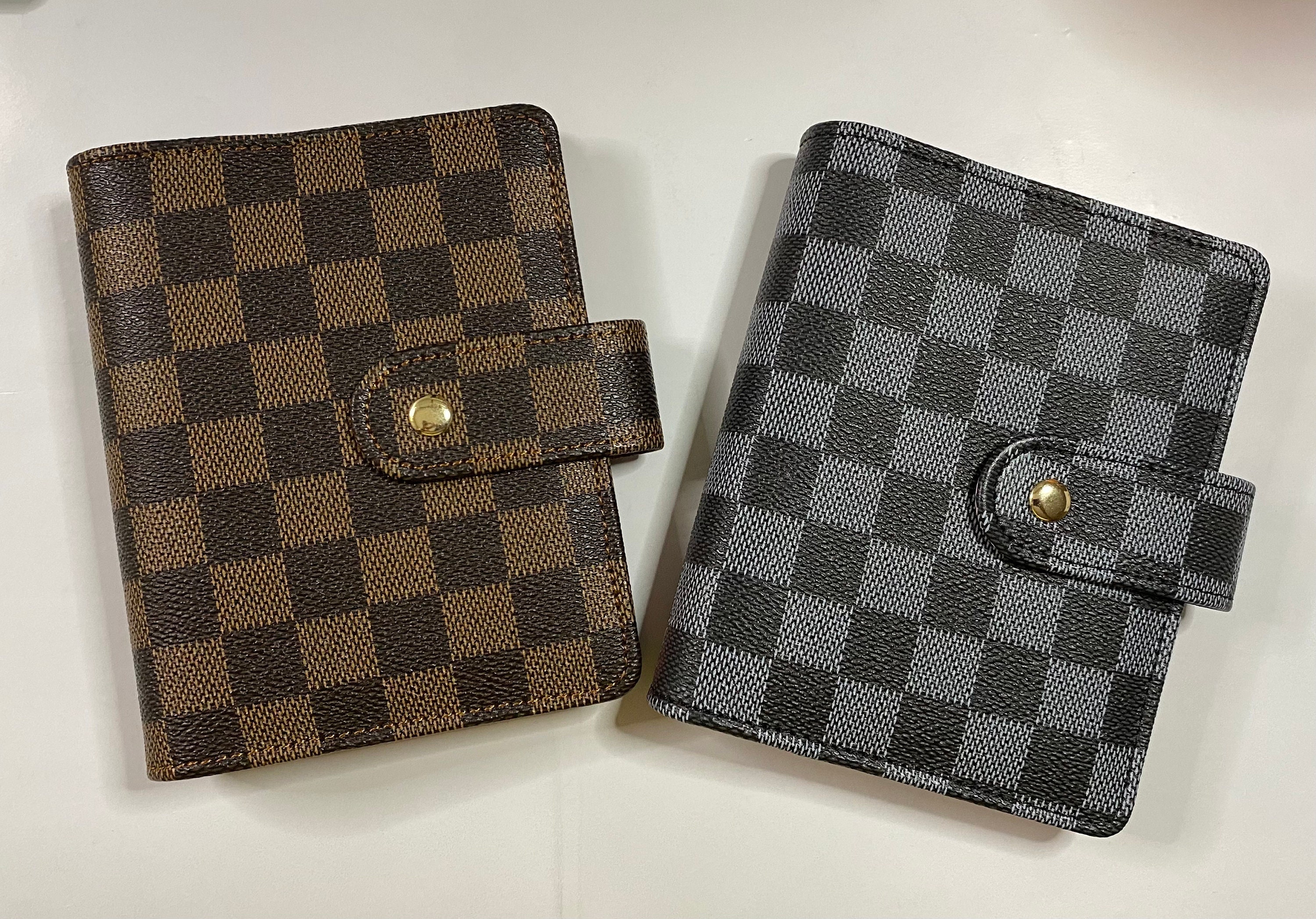 A7 Budget Binder, Luxury Budget Binder, A7 Binder Wallet, Checkered ...