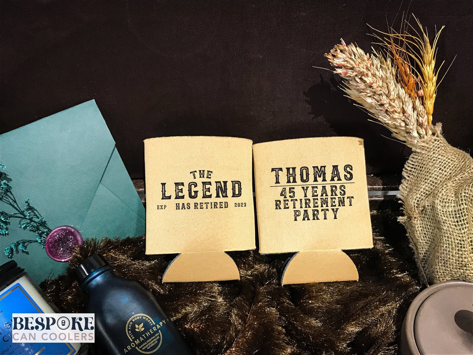 The Legend Has Retired - Retirement Can Cooler, Retirement Party Favor ...