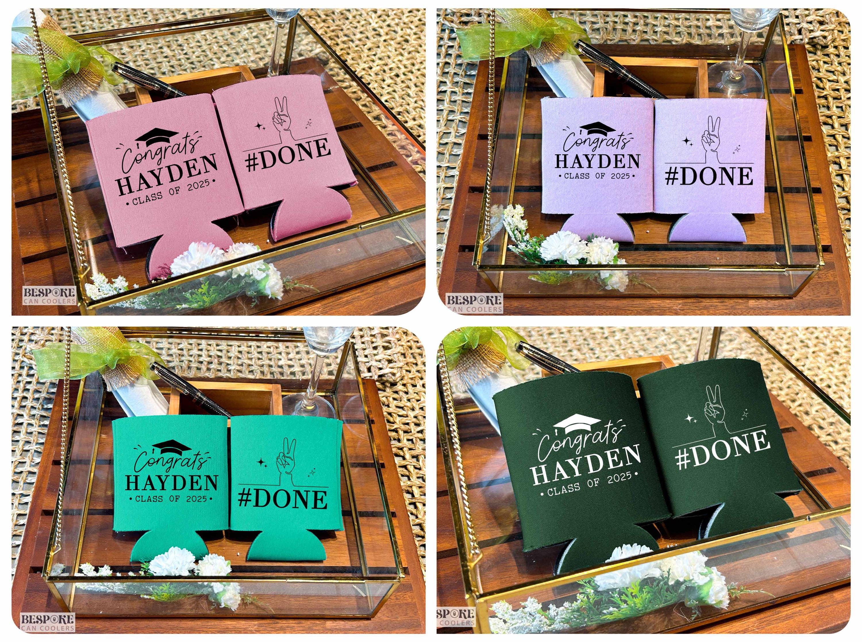 Graduation Can Cooler - Personalised Can Coolers, Grad Day Favors ...