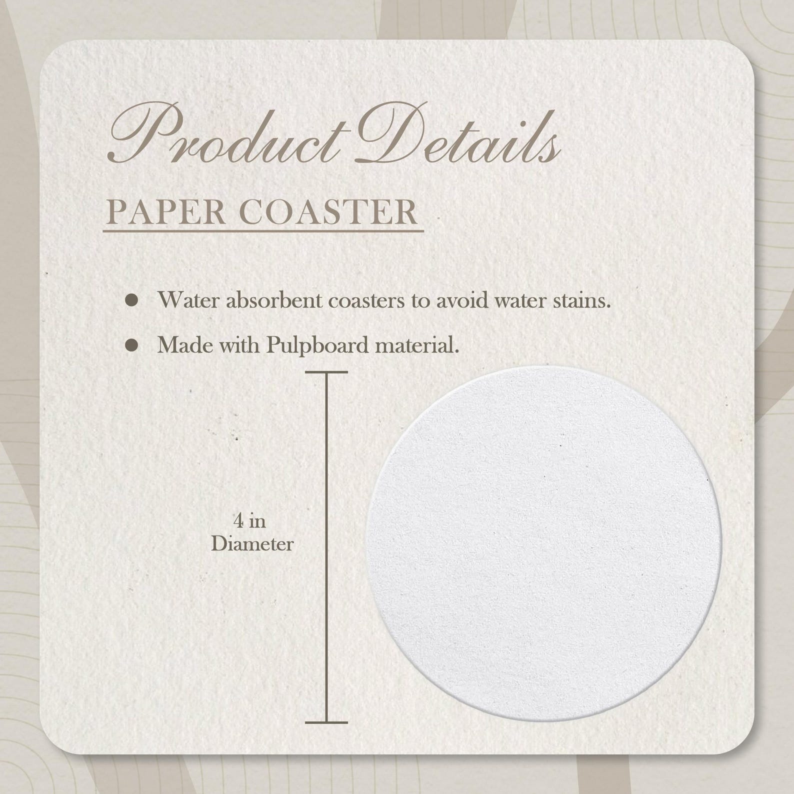 Personalized Wedding Coasters - Custom Paper Coasters, Wedding Gifts ...