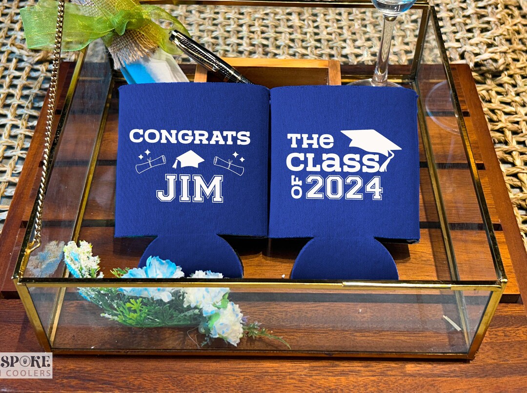 The Class of 2024 - Graduation Can Coolers, Personalized Can Coolers ...