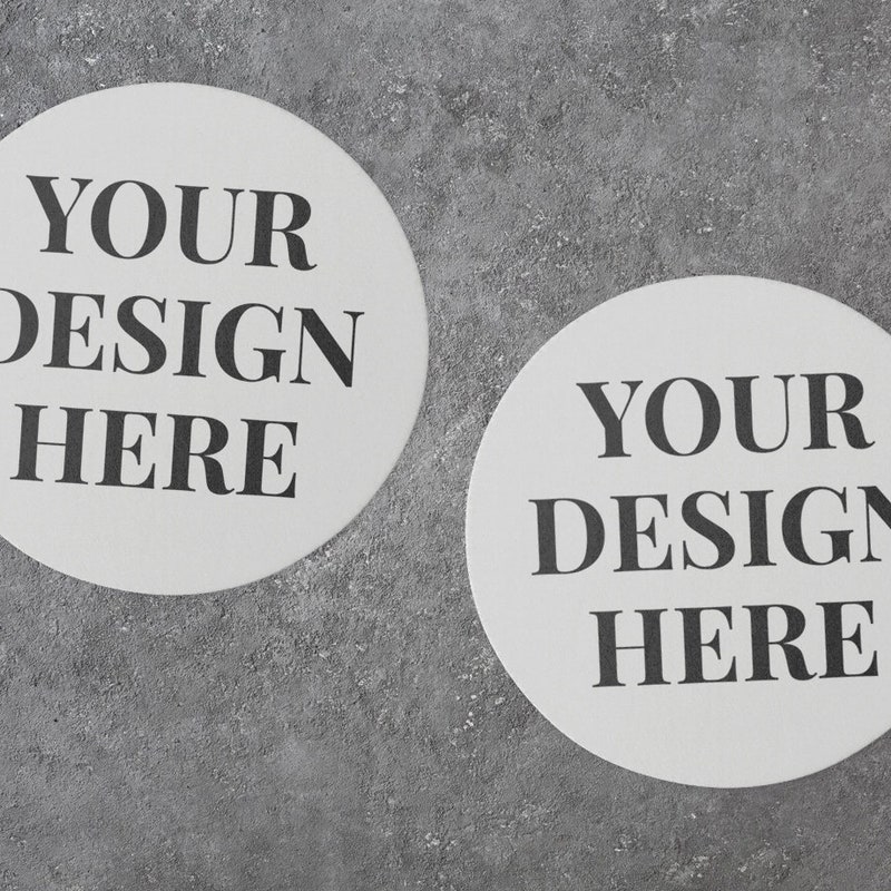 Personalized Paper Coasters - Etsy