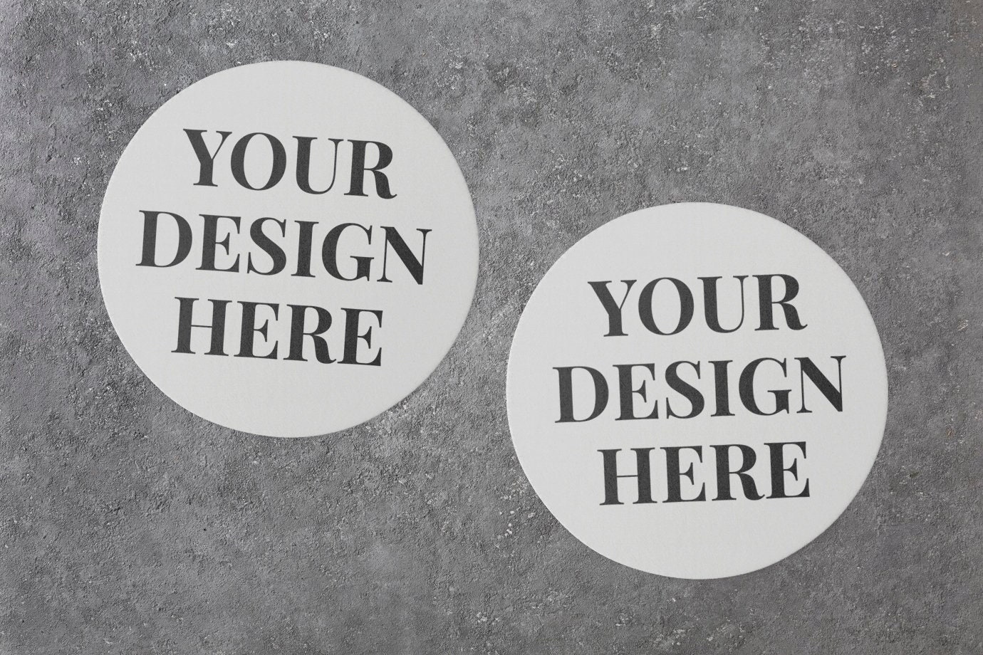 Your Design Here - Single Color Custom Coasters, Personalized Designs ...