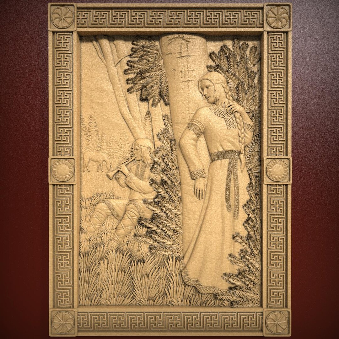 Hide and Seek, STL Relief File for CNC Router Carving, Engraving - Etsy