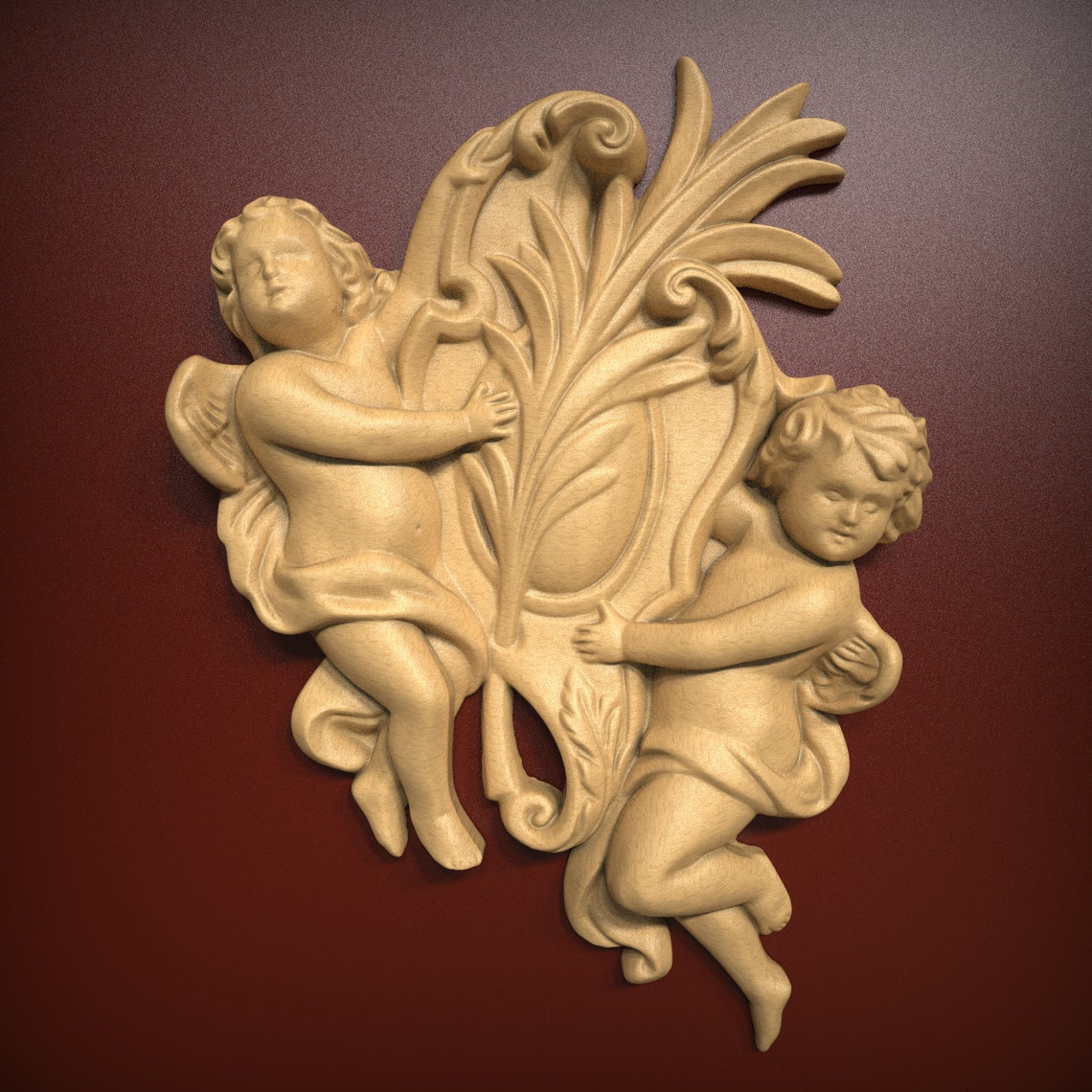 Cherubs, STL Relief File for CNC Router Carving, Engraving - Etsy