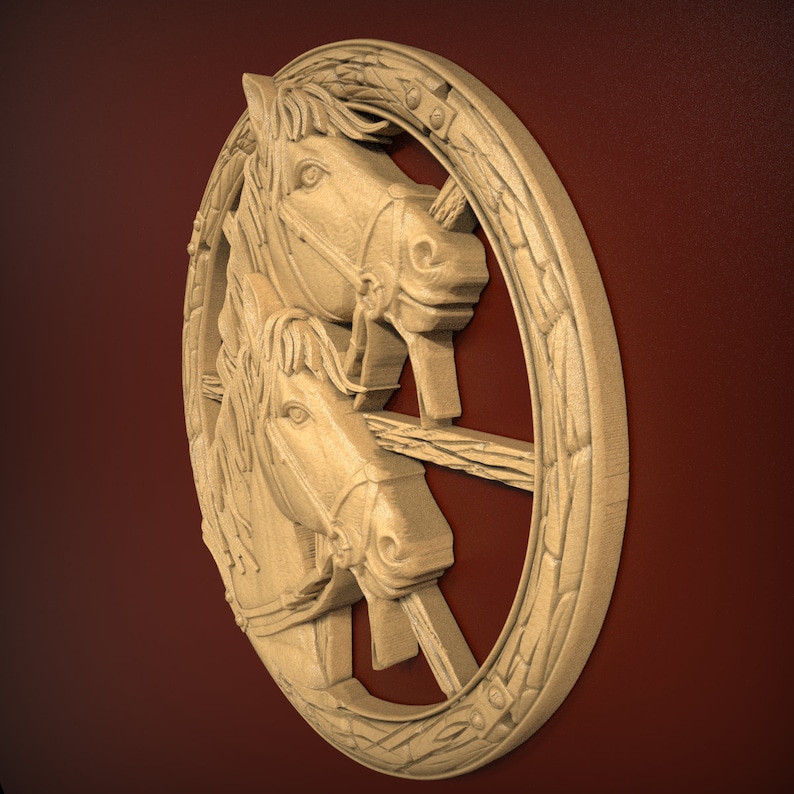 Horses Head, STL Relief File for CNC Router Carving, Engraving - Etsy