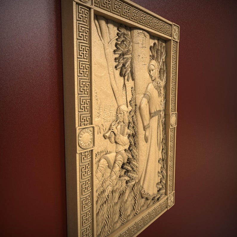 Hide and Seek, STL Relief File for CNC Router Carving, Engraving - Etsy