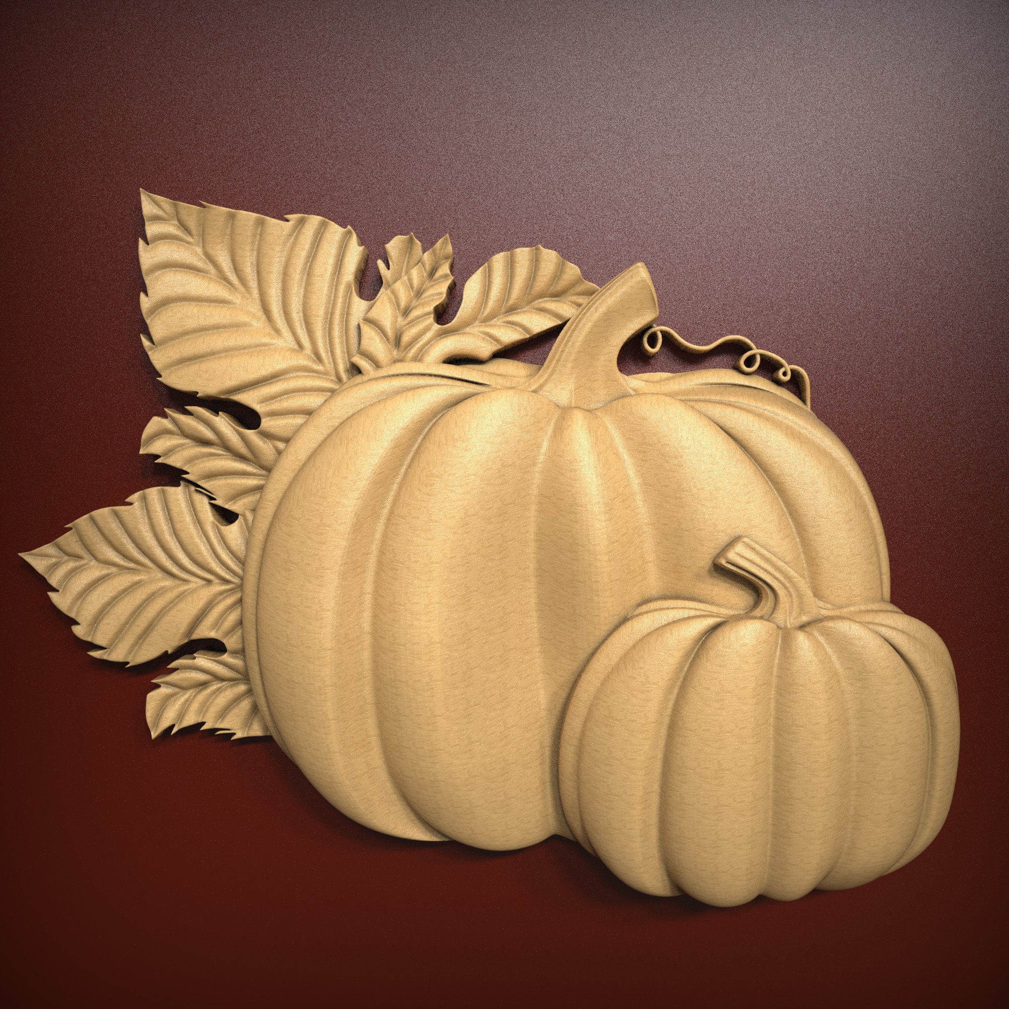 Pumpkins, STL Relief File for CNC Router Carving, Engraving - Etsy